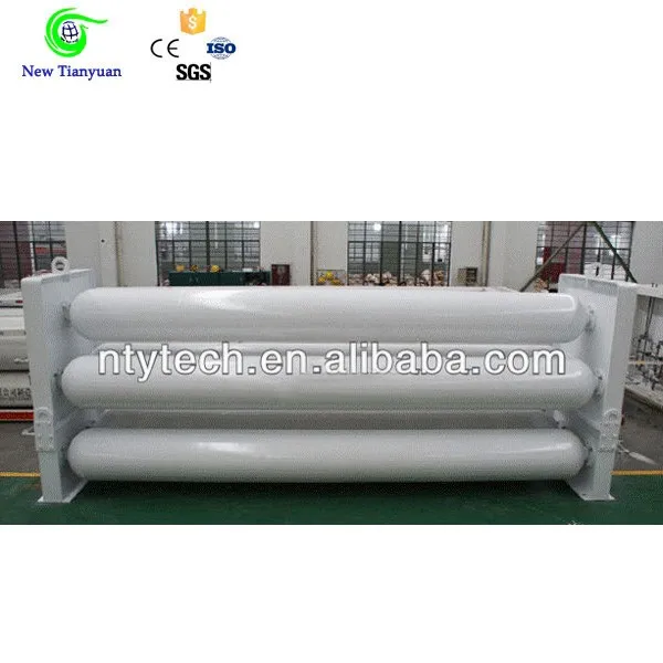 4-tube Jumbo Cylinder Cascade For Storing Cng Gas Of Water Capacity 5.6 ...