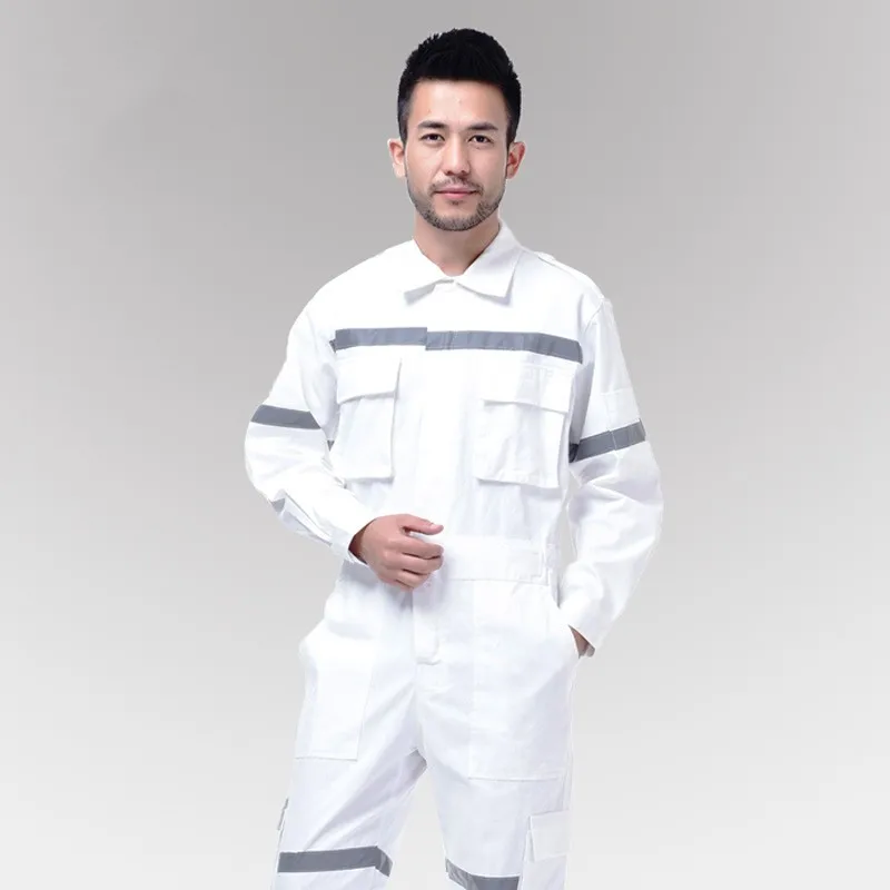Men's Mechanic Overalls with Reflective Stripes - Durable Workwear