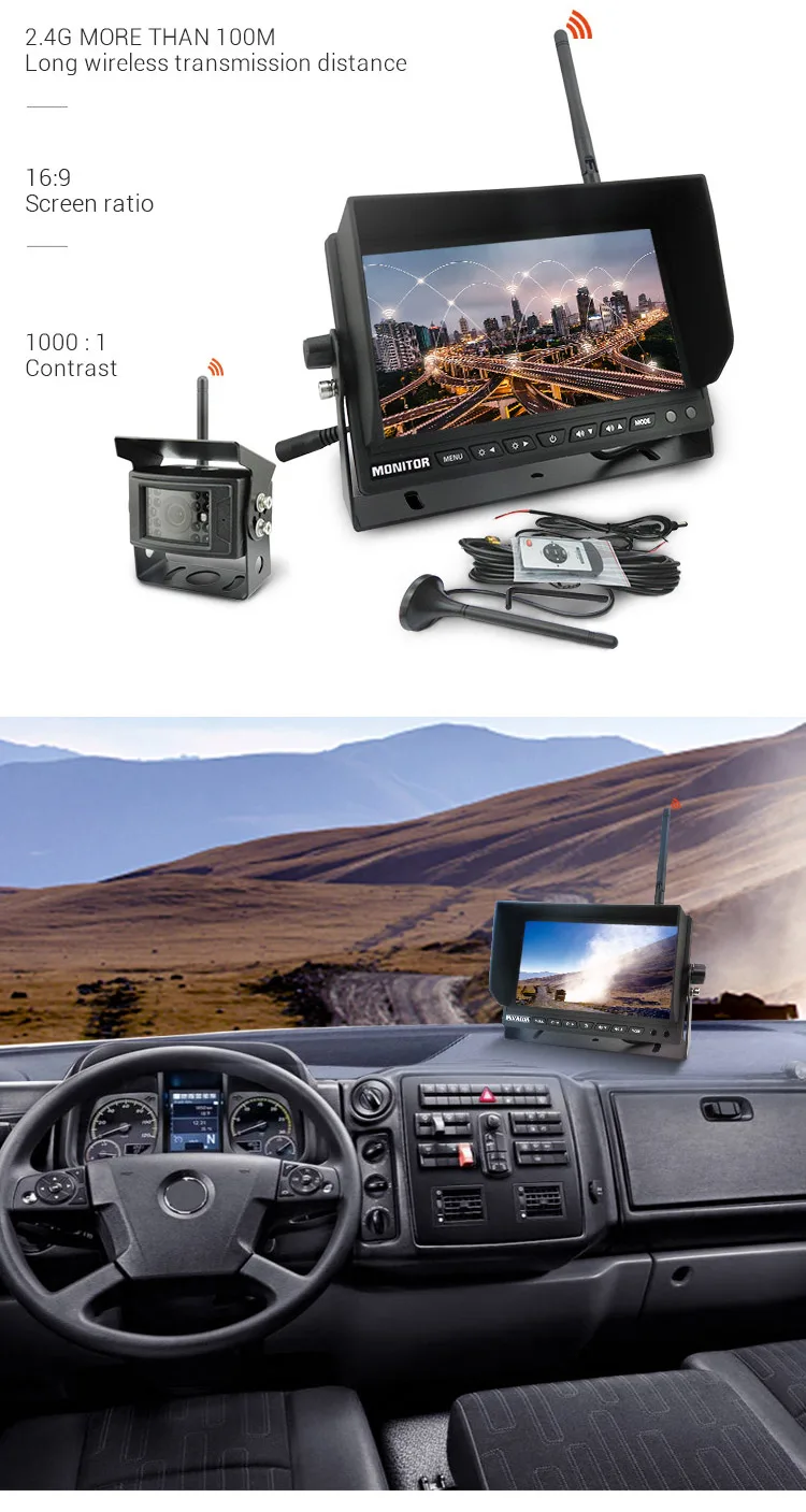 EVERVOX High Quality Custom 7 Inch Car Lcd Monitor hd Dvr Vehicle ...