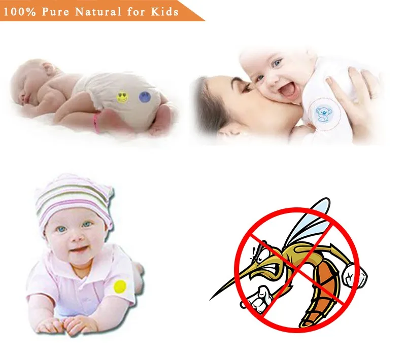 Natural Plant Citronella Oil Effective Mosquito Repellent Patches ...