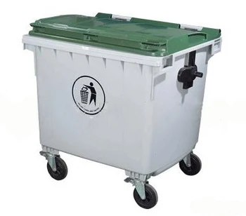 Big Volume Street Garbage Bin With Wheel Foot Pedal 1100 L Skip Bins ...