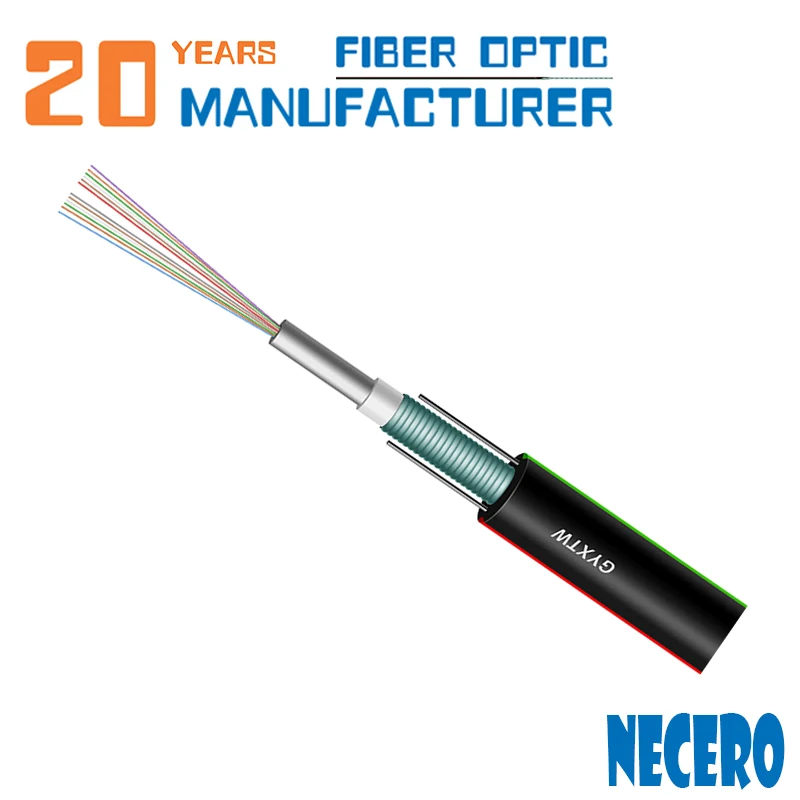 Gyxtw 4 Core Single Mode Fiber Optic Cable For Outdoor Instruction For ...