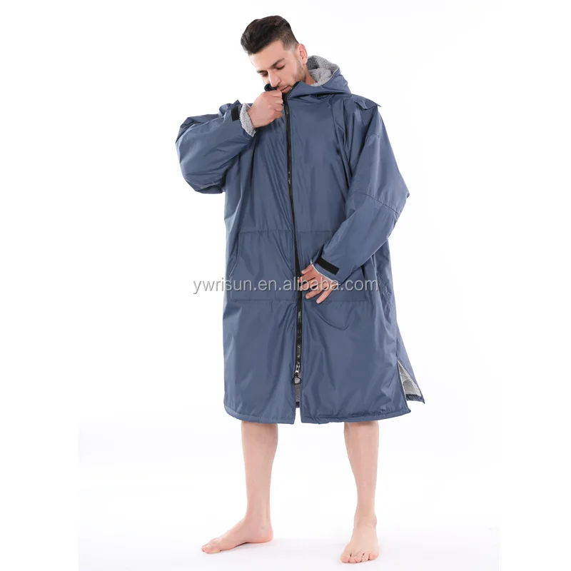 2019 Trendy Waterproof Surf Poncho Long Sleeve Dry Chang Robe With Warm ...