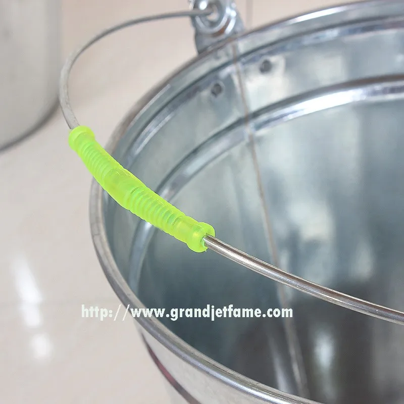 Galvanized Zinc Metal Water Bucket - Eco-Friendly, Rust-Proof, Ideal ...