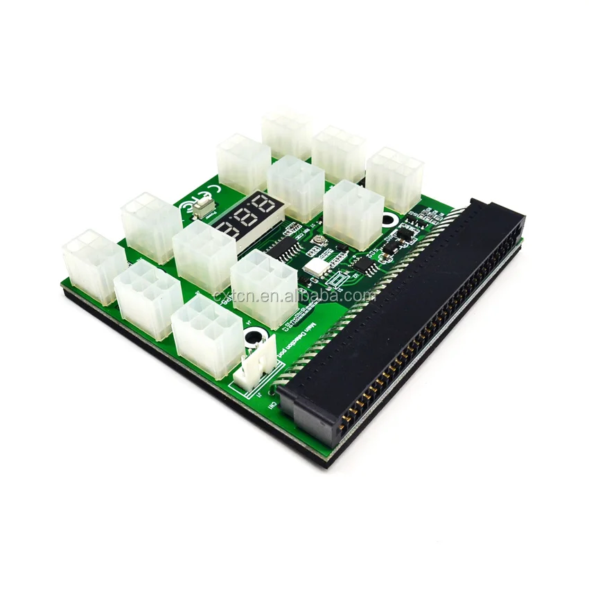 Breakout Board Adapter For Hp 1200w Power Supply Ethereum Gpu Mining 6 ...