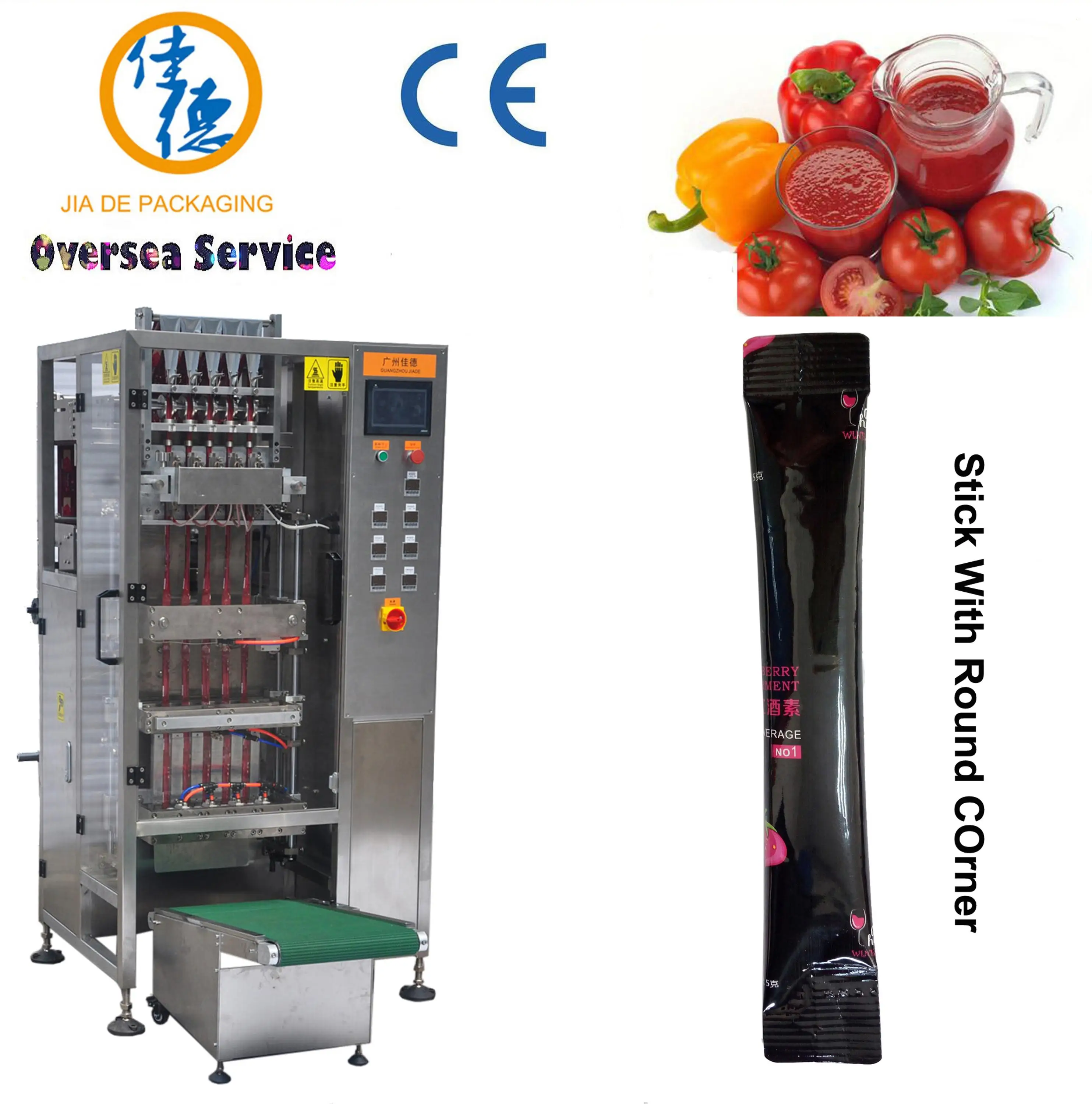 Multi Lanes Lines Stick Sachet Packing Machine/liquid Stick Packing ...