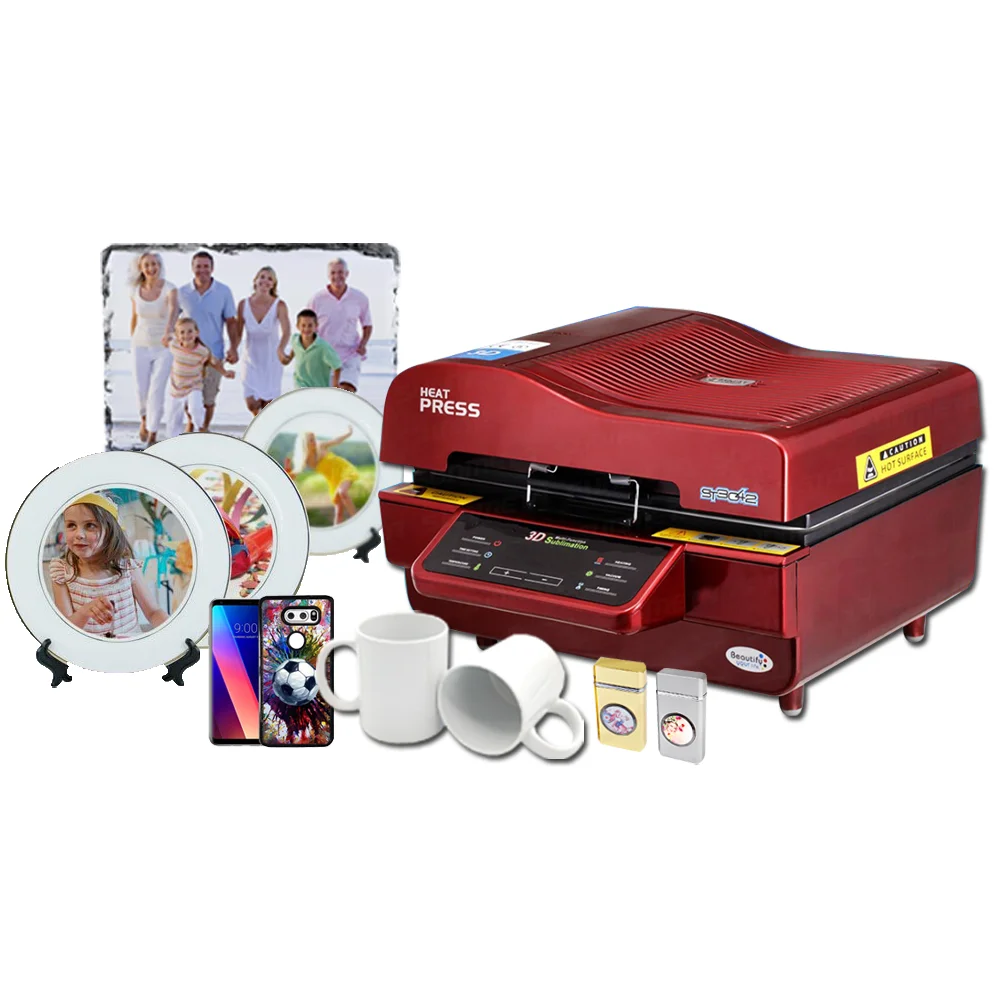 3d Sublimation Pneumatic Heat Press Machine Sublimation - Buy Heat ...