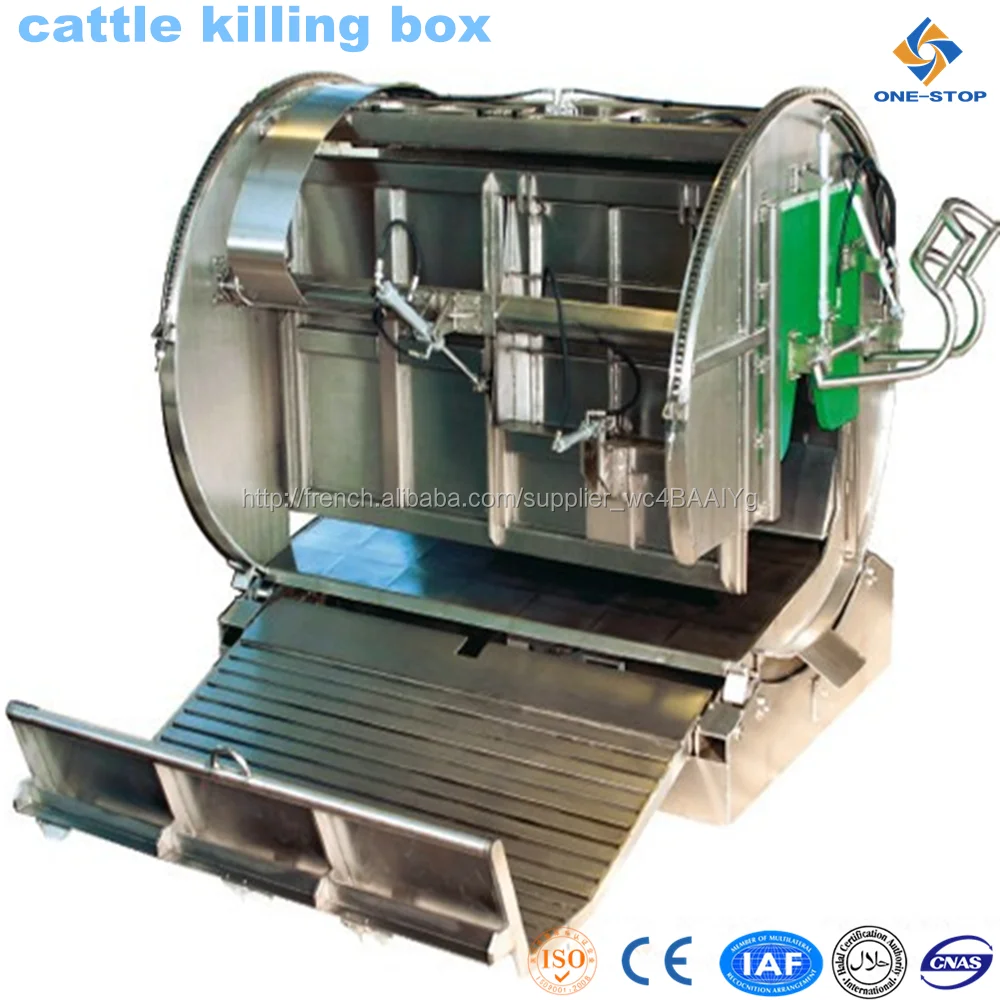 Halal équipements et machines de bovins d'abattage-Équipement d ...