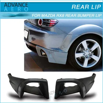 For Mazda Rx8 Sport Style Pu 2pcs Rear Bumper Lip Spoiler Body Kits 04 ...