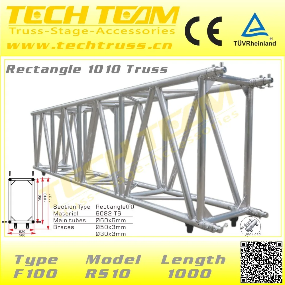 Heavy Load 40m Span Aluminum Truss F100-r For Live Concert & Big ...
