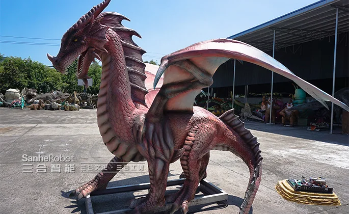 Hire Our Popular Big Animatronic Dragon for Playgrounds
