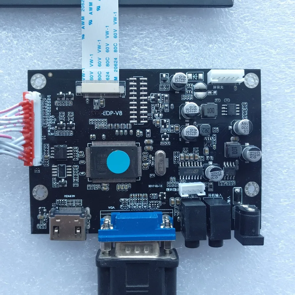 Edp V8.0 Hdm Vga Input Edp Universal Lcd Controller Board - Buy ...