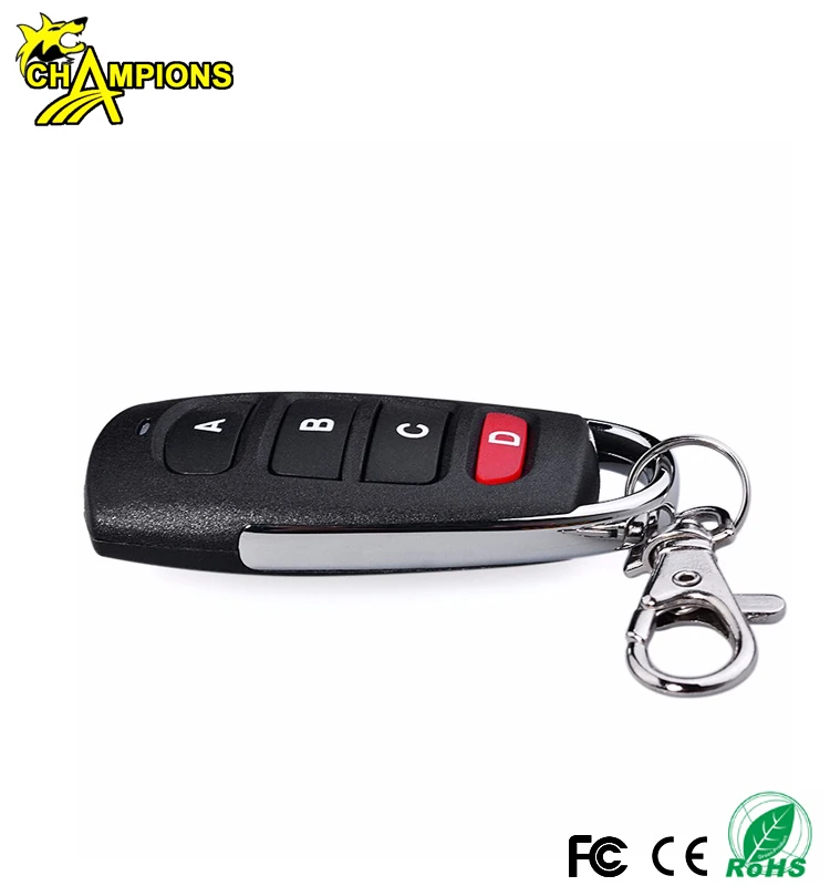 4 Channel ABCD Button 433.92 Mhz Remote Control Duplicator for Garage ...