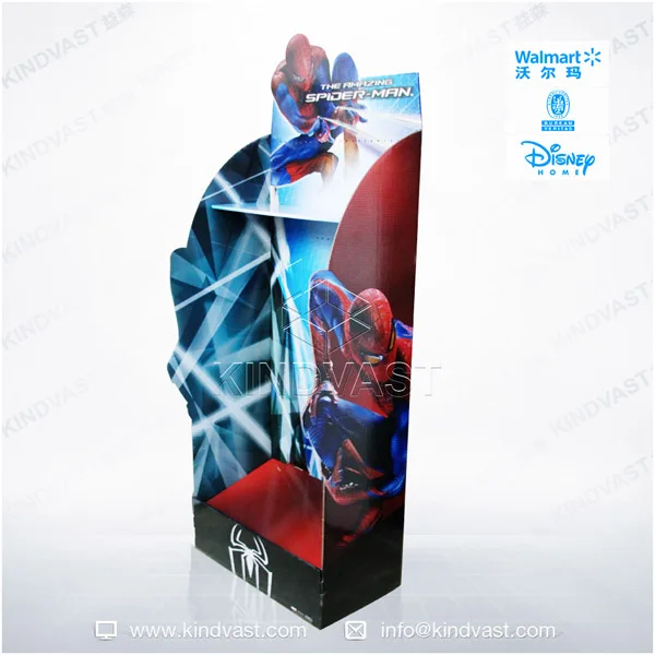 Spider Man Display Rack For Toys In Toy Bar Spider-man Cardboard ...
