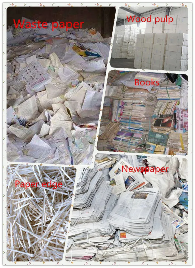 Waste Paper Recycle 5 Ton Office White A4 Paper Production Machine ...