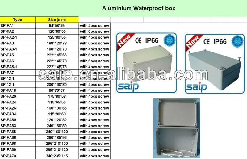 2018NEW IP65 Waterproof Isolator Switch Box DS-AG-0816-S