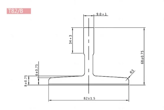 Elevator Guide Rail T82/B - Durable & Reliable Performance