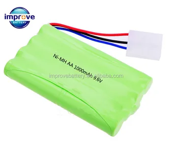 9.6v Nimh Rechargeable Battery Pack 9.6v Aa 1000mah Battery Pack For ...