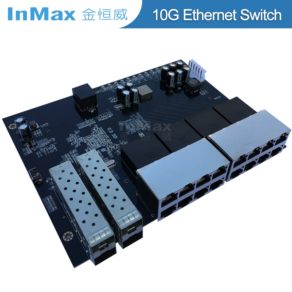 Oem L2 L3 10g Network Hub Price Wide Temperature Embedded Onboard Vlan ...