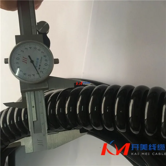 Spiral Coiled Ethernet Cable Cable Spiral,Pu 8*1.5 Spiral Cable,Power ...