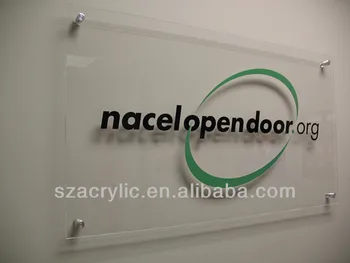 Acrylic Hang Frame/acrylic Wall Hanging Logo Frame - Buy Acrylic Wall ...