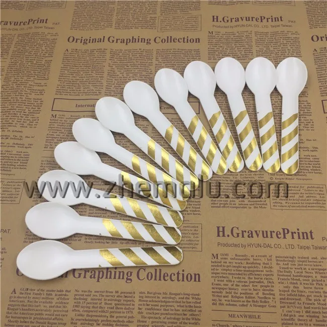 Eco-friendly Biodegradable Disposable Paper Spoon Manufacturer 90009 ...