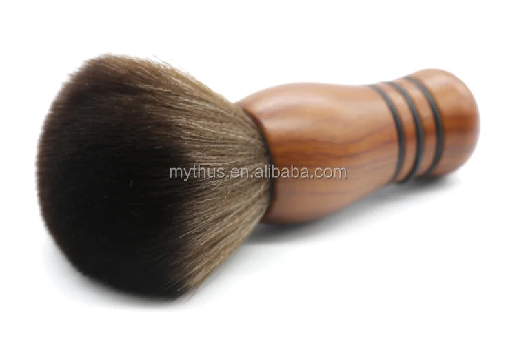 Soft Wool Barber Powder Brush Hair Cutting Cleaning Tools Cosmetic Neck ...