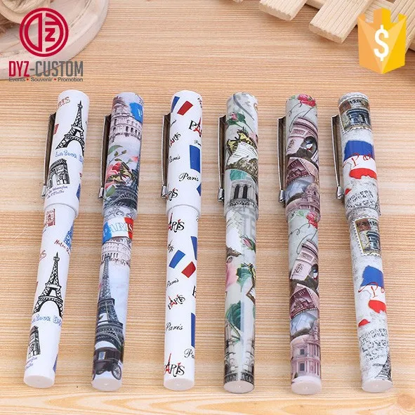 France Paris Souvenir Gift Ballpoint Pen Promotional Plastic Ball Pen ...