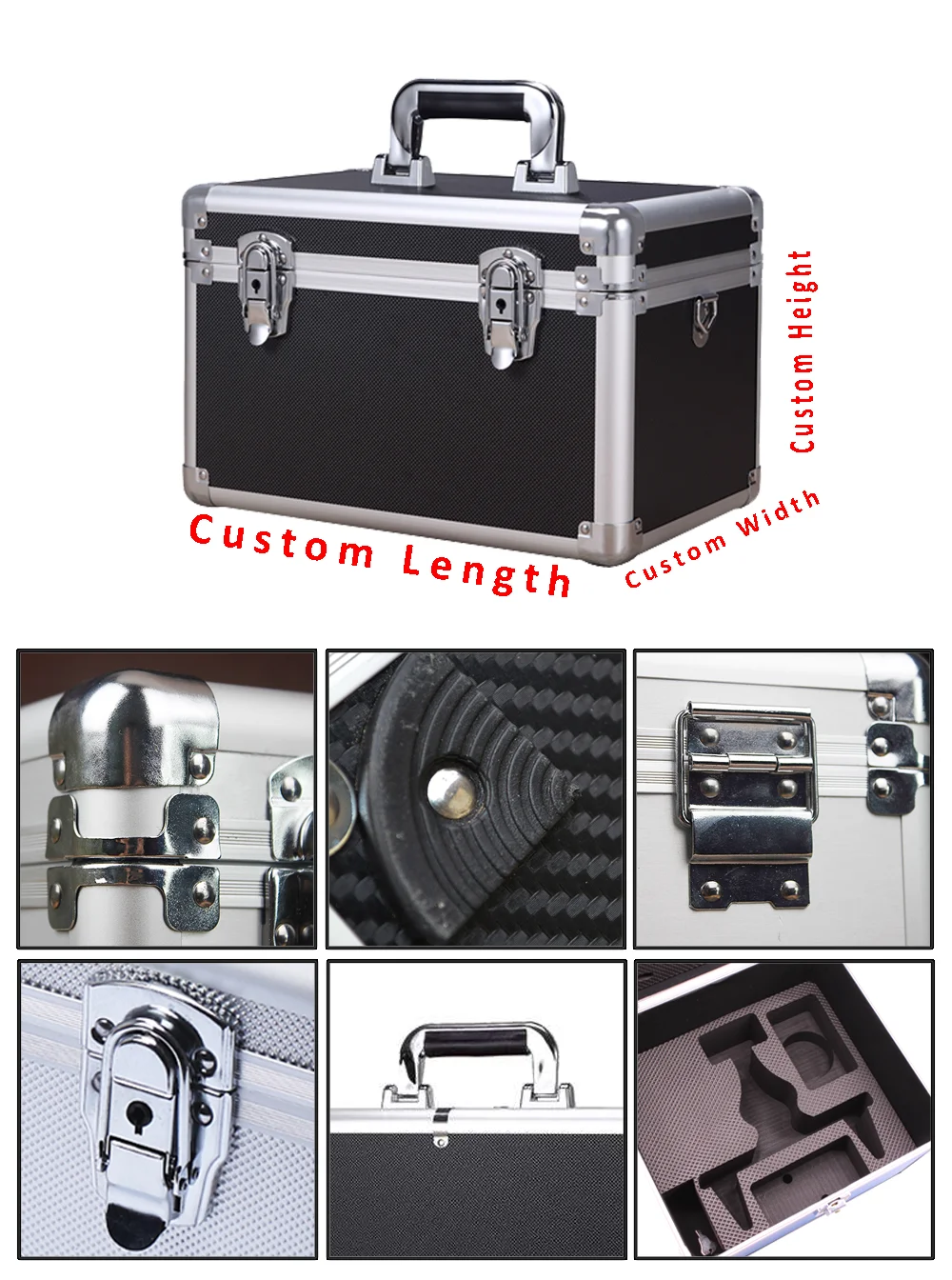 Custom Size And Foam Inside Aluminum Equipment Carrying Case - Buy ...