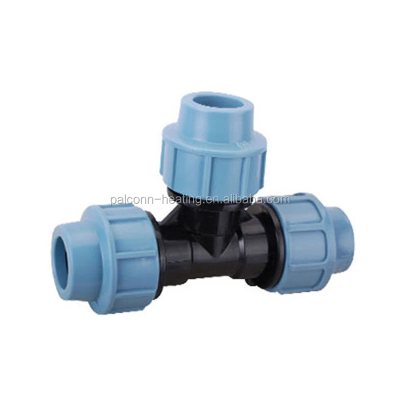 Hdpe Pp Compression Fittings Tee 110mm For Irrigation Supply Ce - Buy ...