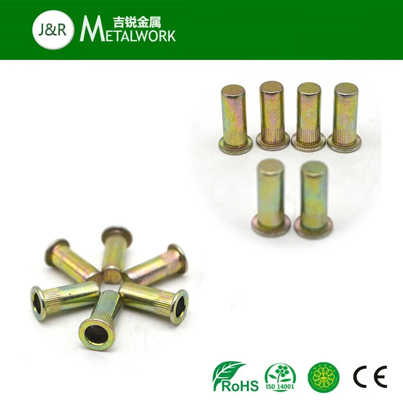 M8 Carbon Steel Galvanized Countersunk Head Blind Rivet Nut - Buy Blind ...