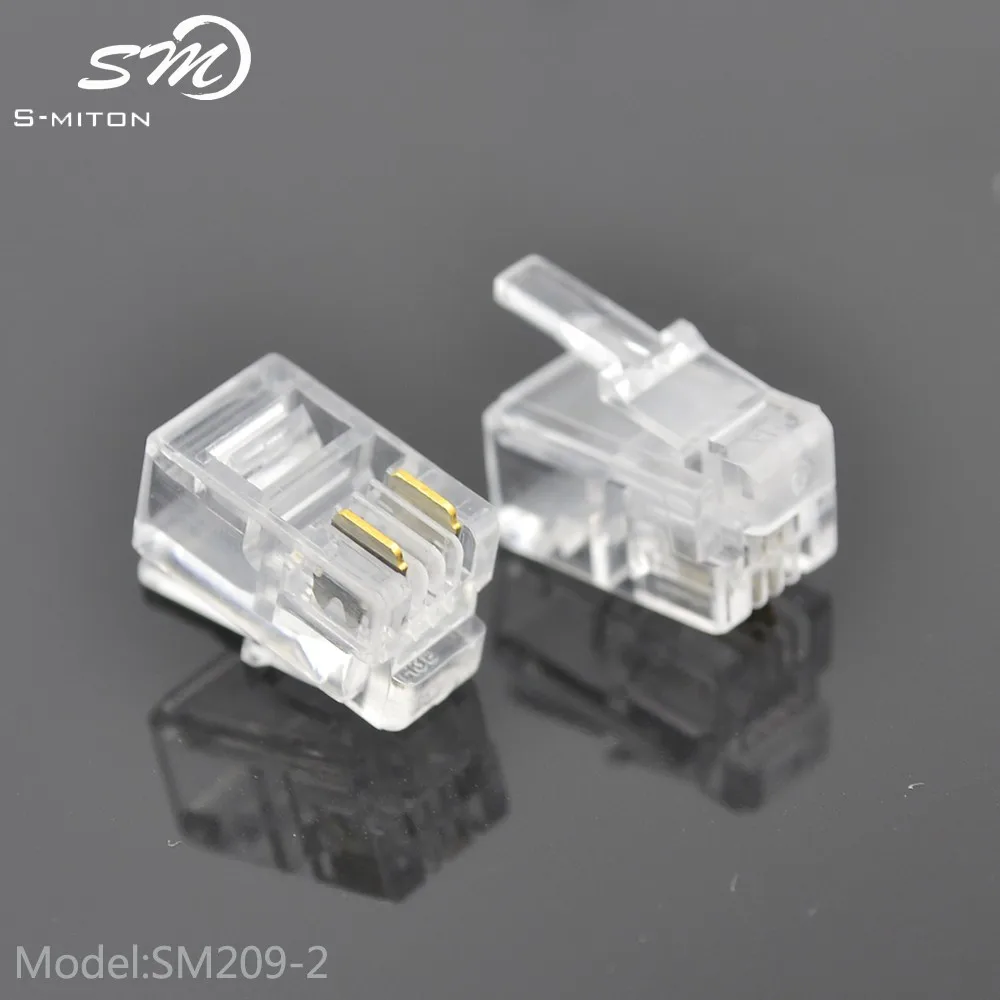 Rj9 Plug Dimensions Rj11 4p4c Modular Plug - Buy Rj11 4p4c Modular Plug ...