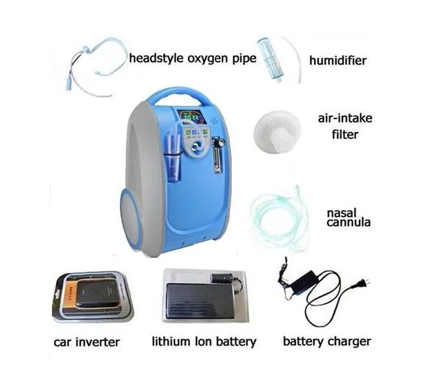 Battery Operated Oxygen Concentrator Portable 5 Lpm For Healthcare ...