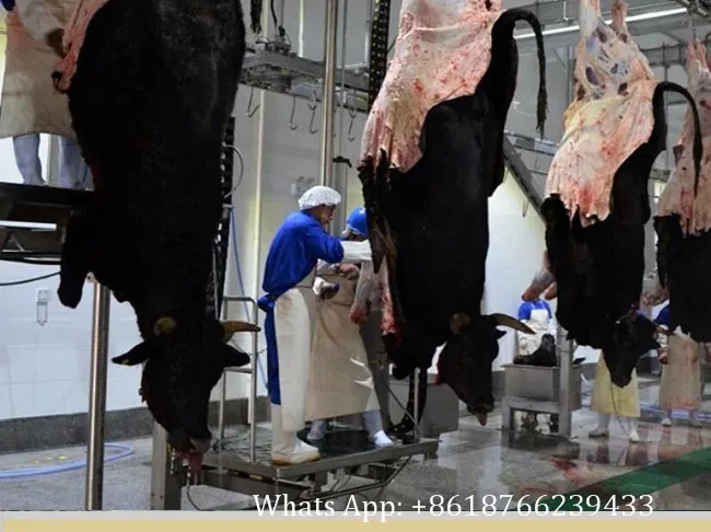 Cattle Slaughter Equipment With Beef Hide Puller For Halal ...