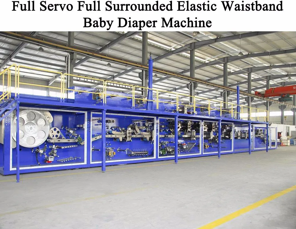 Disposable Baby Nappy Changing Machine Small Scale Diaper Making ...