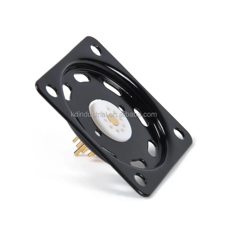Round Stainless Steel Base Plate For 9pin Tube Socket - Buy 9pin Base ...