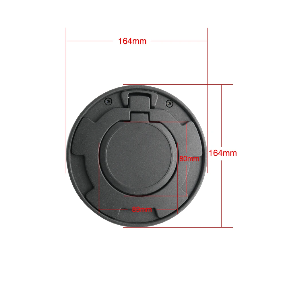 Matte Black Car Gas Tank Cover Aluminum Fuel Tank Cap For Jeep Wrangler ...