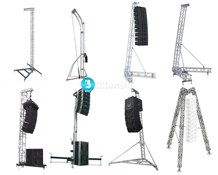 Aluminum Tower Line Array Truss Stand System For Outdoor Concert - Buy ...