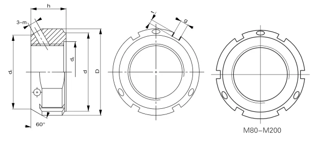 NFC Series Bearing Accessories Lock Nuts NFC M 75X2.0| Alibaba.com
