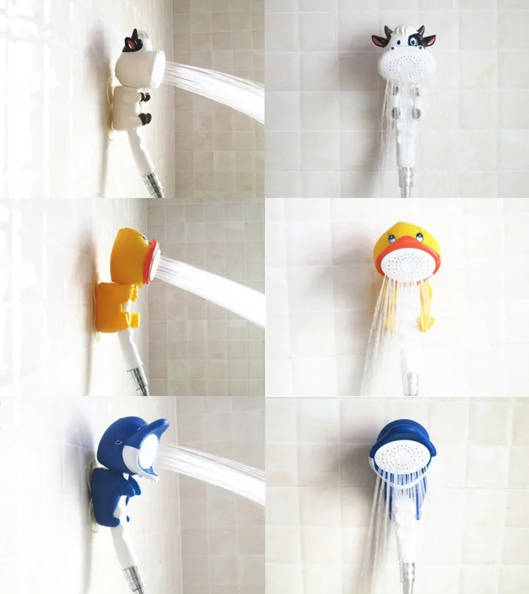 Cartoon Animals Hand Held Shower Head Nozzle for Kids