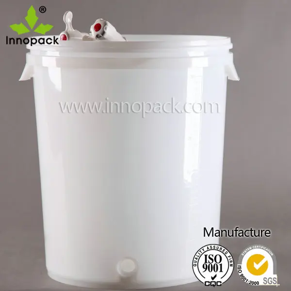8 gallonen homebrew bier kunststoff fermenter mit deckel und wasserhahn ...