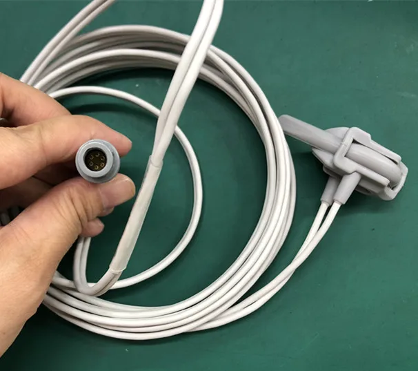 Compatible Mindray Spo2 Sensor Neonatal Wrap With Pm9000express Masimo Tech 6 Pin 60 Degree