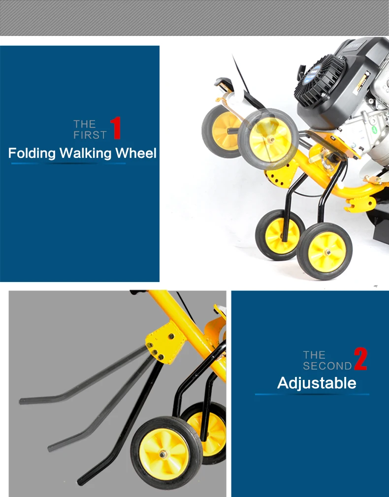 Mini Tiller Cultivator - Efficient Farm Trenching Machine