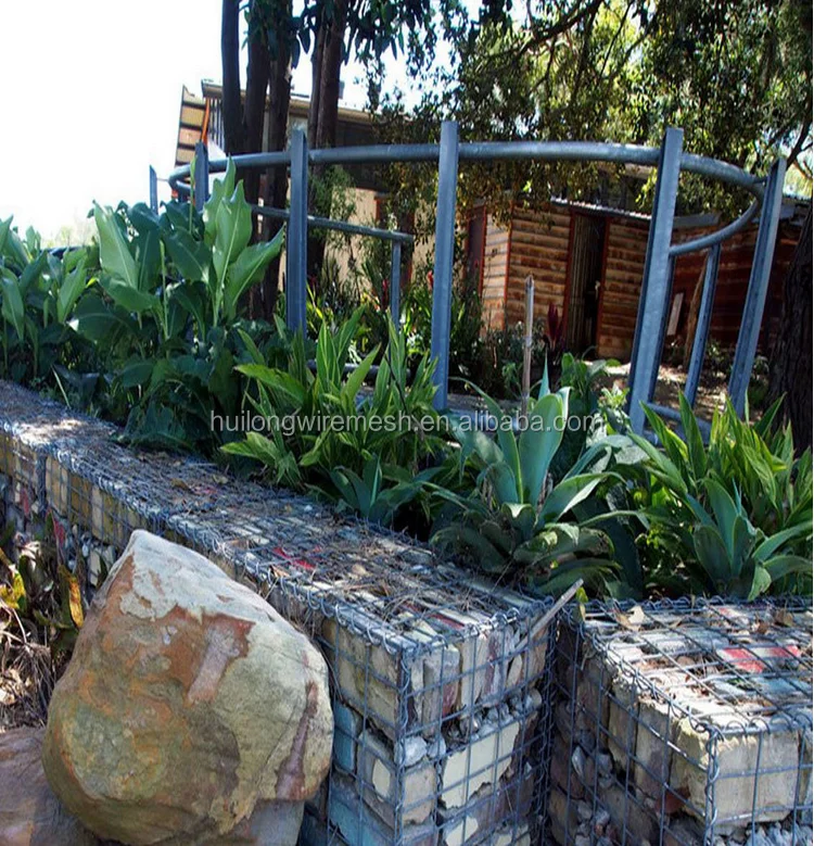 Stone Cage For Retaining Wall Stone Cage Wire Mesh/cage For Stones ...
