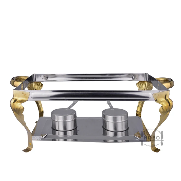 Wholesale Hotel Gold Induction Buffet Food Warmer Stainless Steel ...