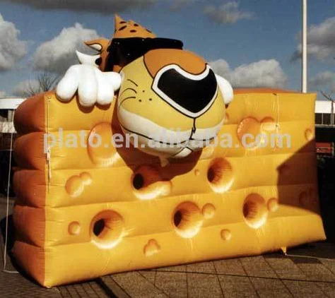 Hot!!!giant Inflatable Cheese Lion Balloon /inflatable Logo Replica ...