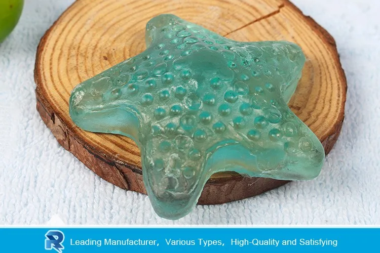 Star Shape Personalized Transparent Bath Bar Soap For Hotel & Home ...