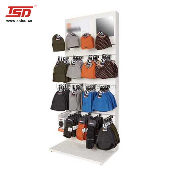 Aangepaste Winkel Supermarkt Hout Metalen Opknoping Product Sjaal ...