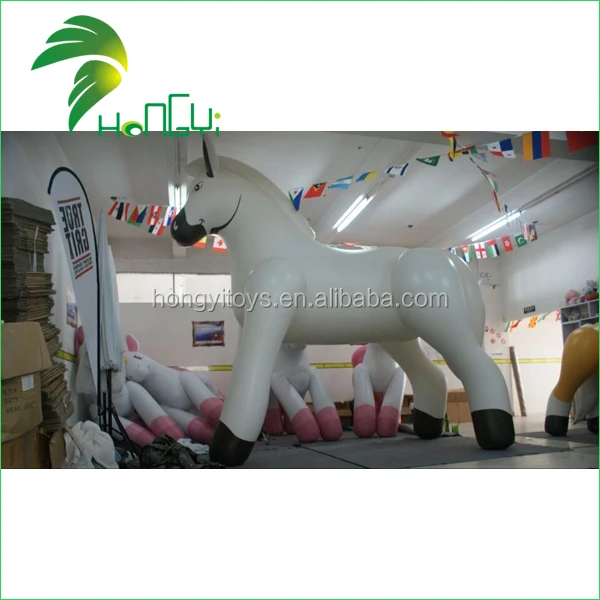 Inflable Caballo Blanco/globo Inflable Caballos Para La Iglesia ...