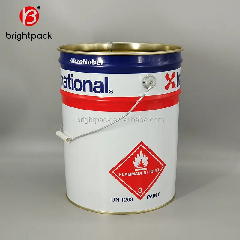 20 Liter Latex Paint Cans And Pail With Lug Lids - Buy 20 Liter Latex ...